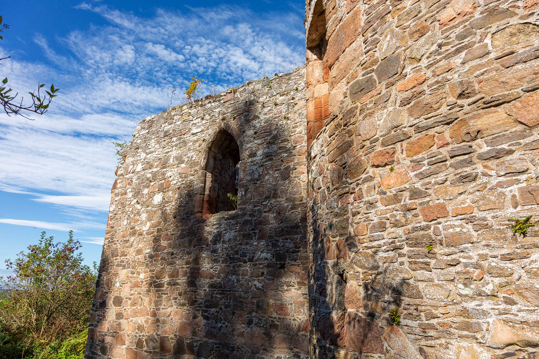 Rait Castle, a fantastic castle ruin south of Nairn