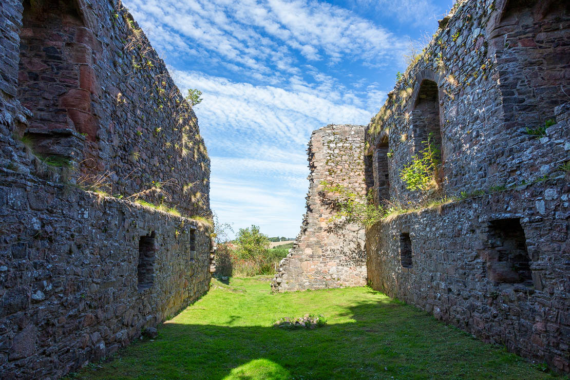 Rait Castle, a fantastic castle ruin south of Nairn