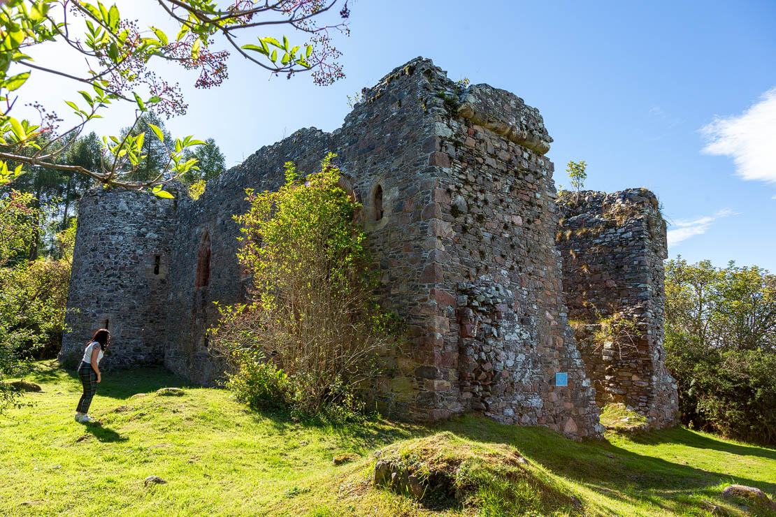 Rait Castle, a fantastic castle ruin south of Nairn